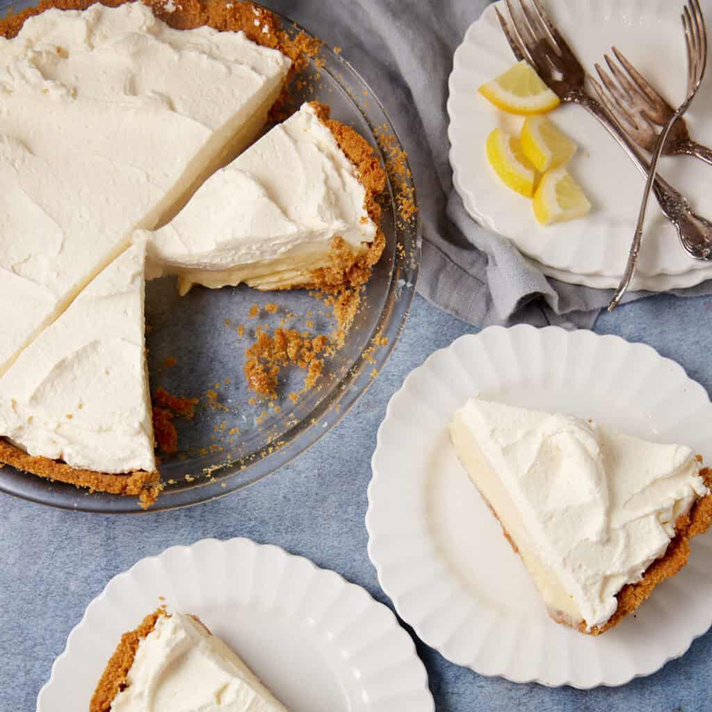 Classic Lemon Icebox Pie With Condensed Milk - Easy Southern Desserts