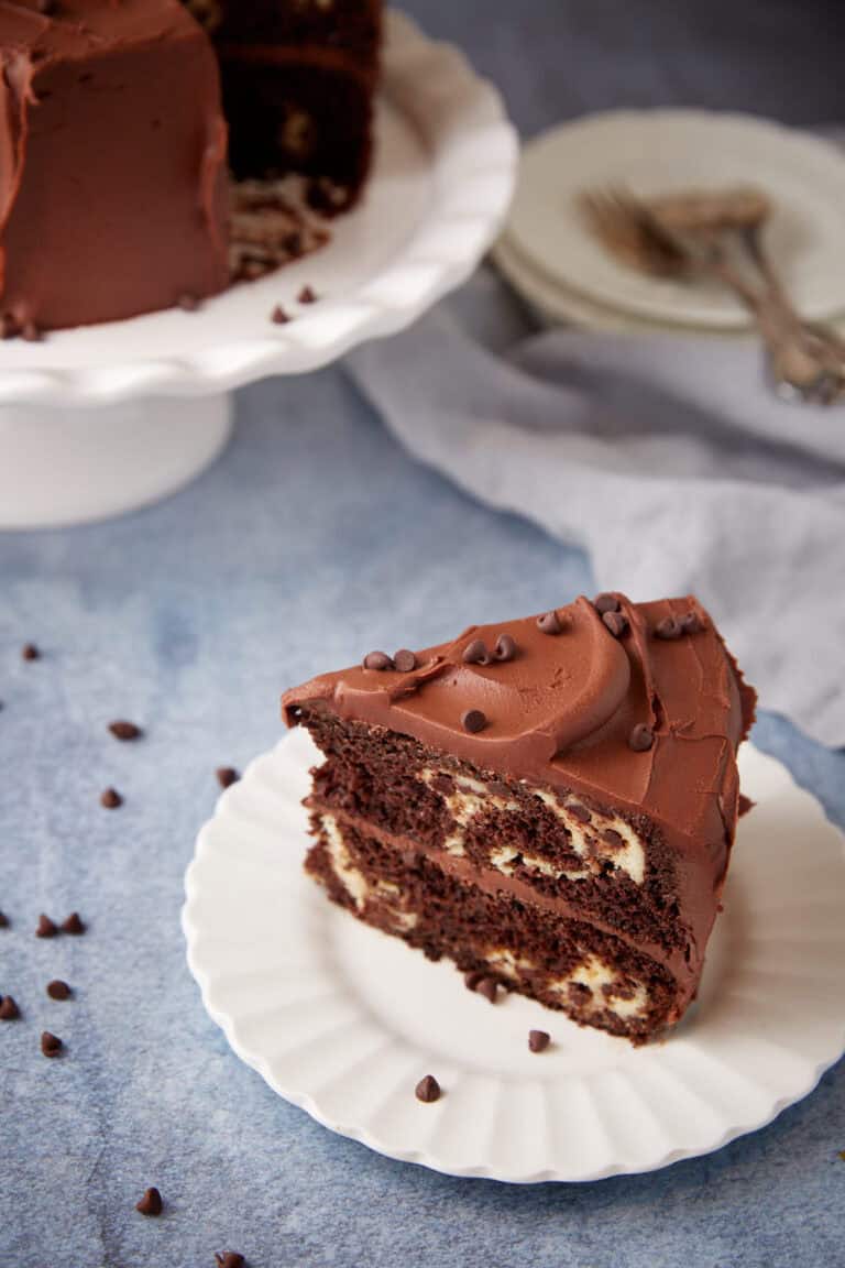 Chocolate Layer Cake with Cream Cheese Filling and Chocolate Frosting ...