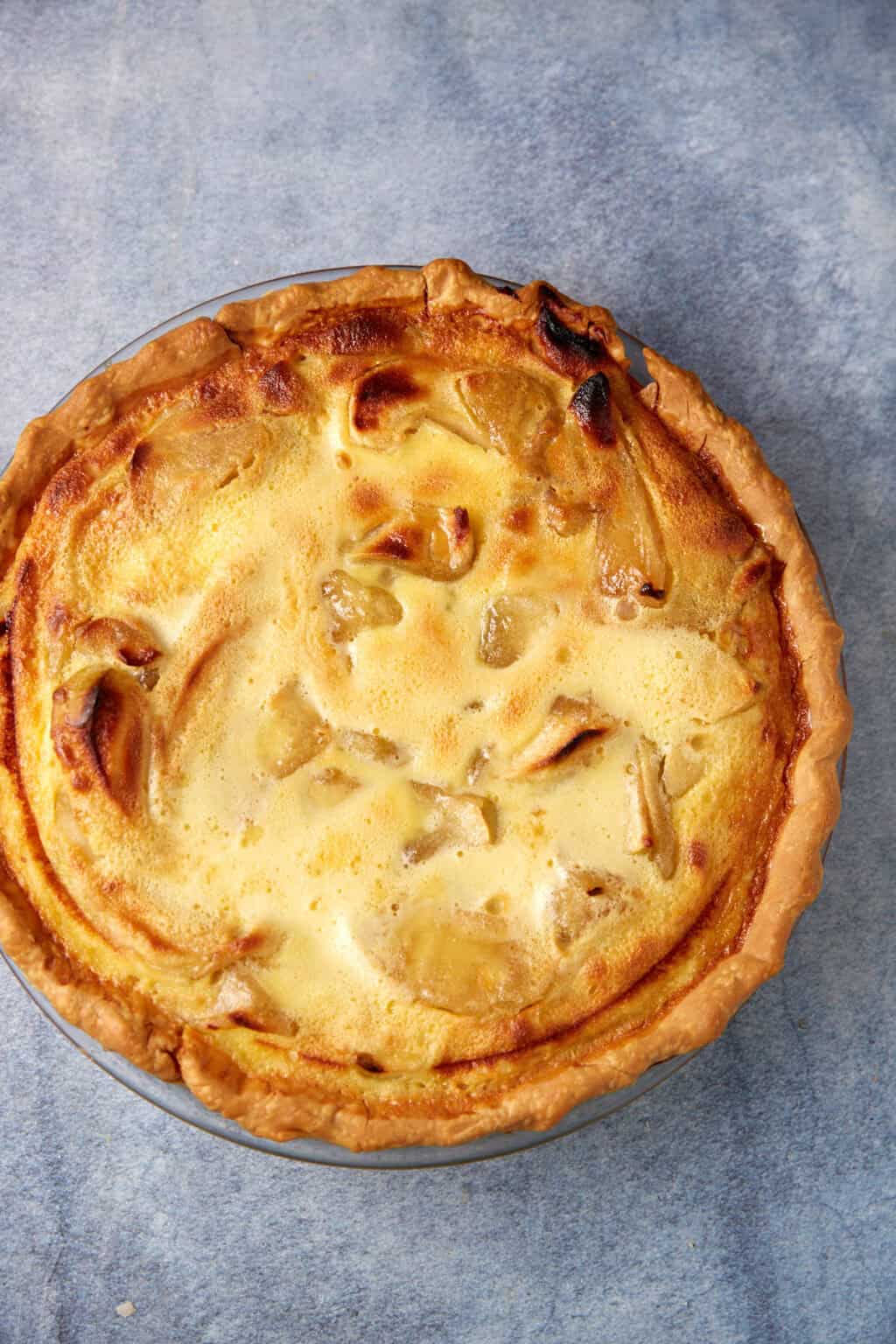 Old Fashioned Apple Custard Pie Recipe For Fall - Easy Southern Desserts