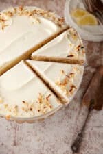 Fluffy Coconut Cake with Lemon Curd Filling - Easy Southern Desserts