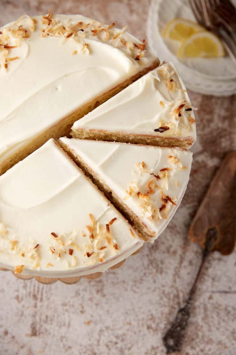 Fluffy Coconut Cake with Lemon Curd Filling - Easy Southern Desserts