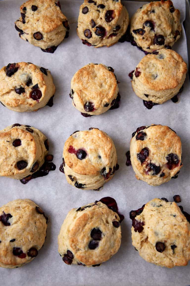 Homemade Blueberry Biscuits (Bojangles Copycat) - Easy Southern Desserts
