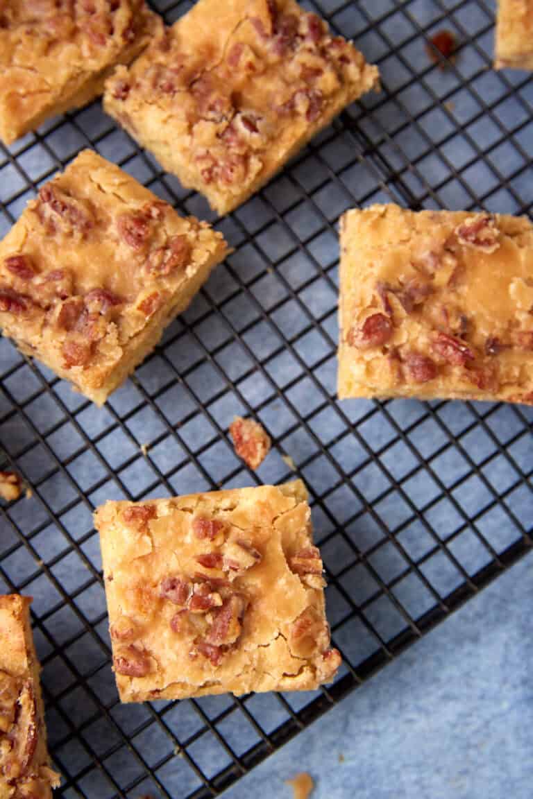 Chewy Caramel Cookie Bars (One Bowl) - Easy Southern Desserts