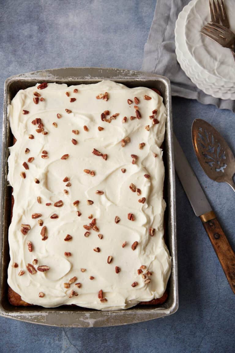 Hummingbird Sheet Cake with Cream Cheese Frosting - Easy Southern Desserts