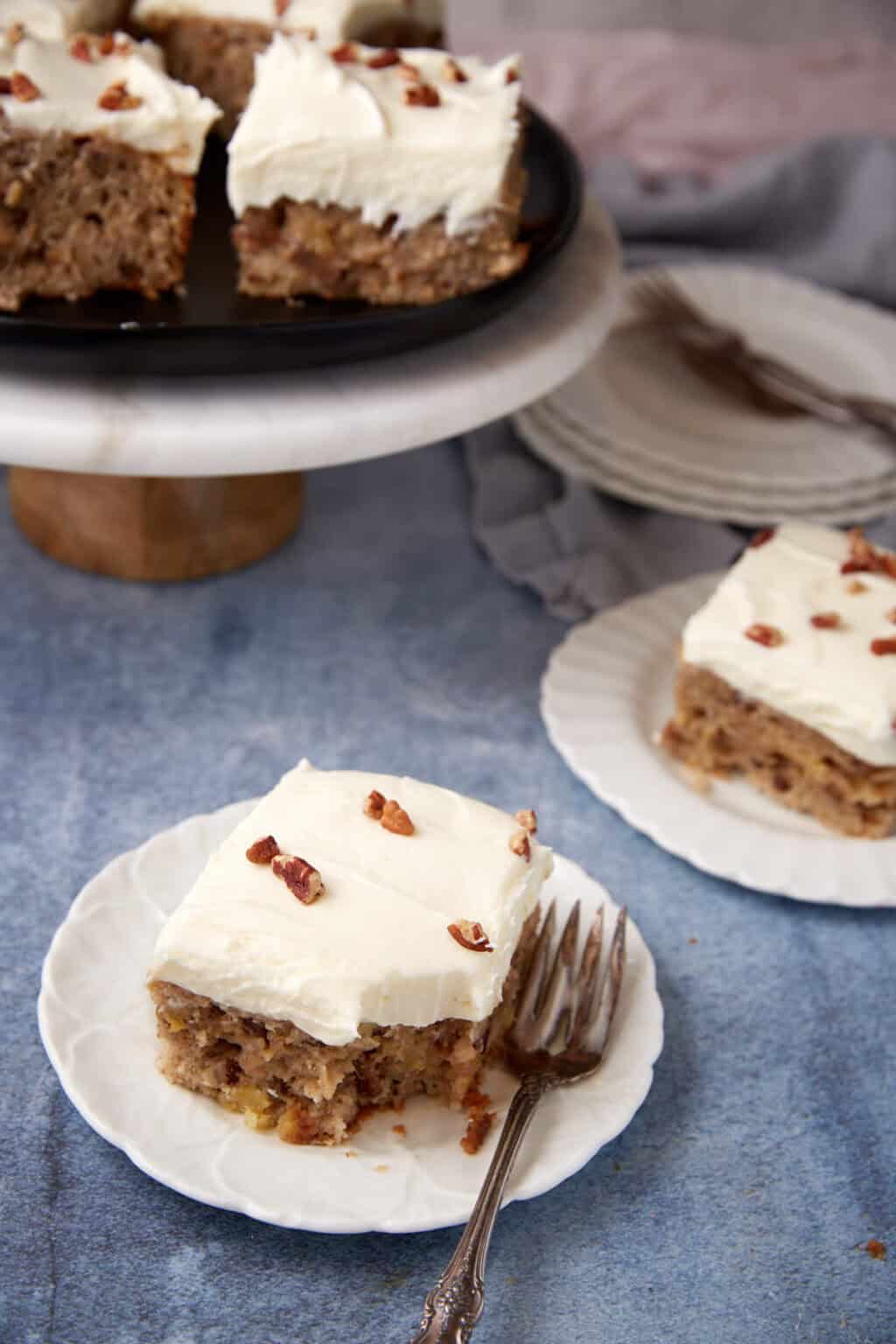 Hummingbird Sheet Cake with Cream Cheese Frosting - Easy Southern Desserts