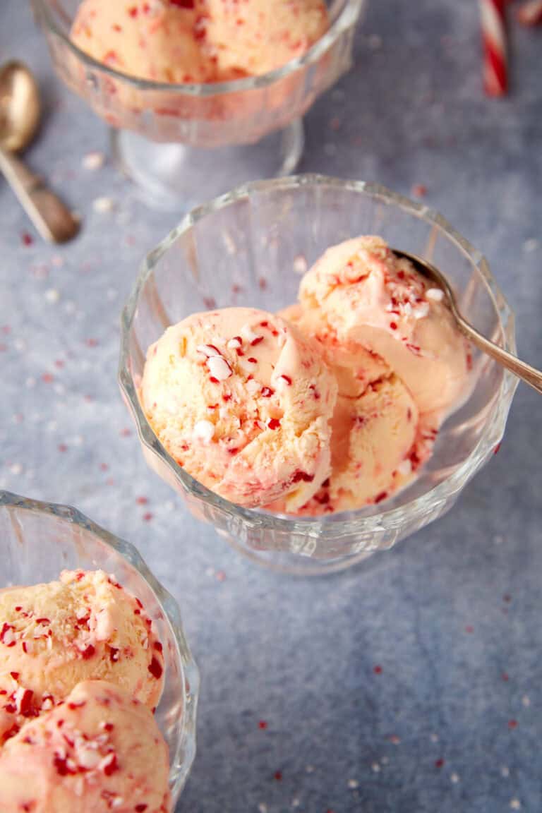 Homemade Peppermint Ice Cream - Extra Creamy - Easy Southern Desserts