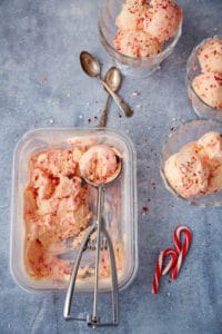 Homemade Peppermint Ice Cream - Extra Creamy - Easy Southern Desserts