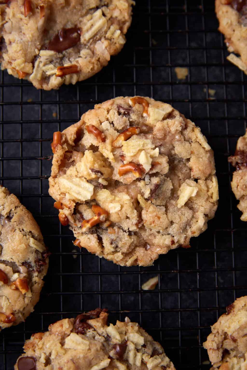 Sweet and Salty Kitchen Sink Cookies - Easy Southern Desserts