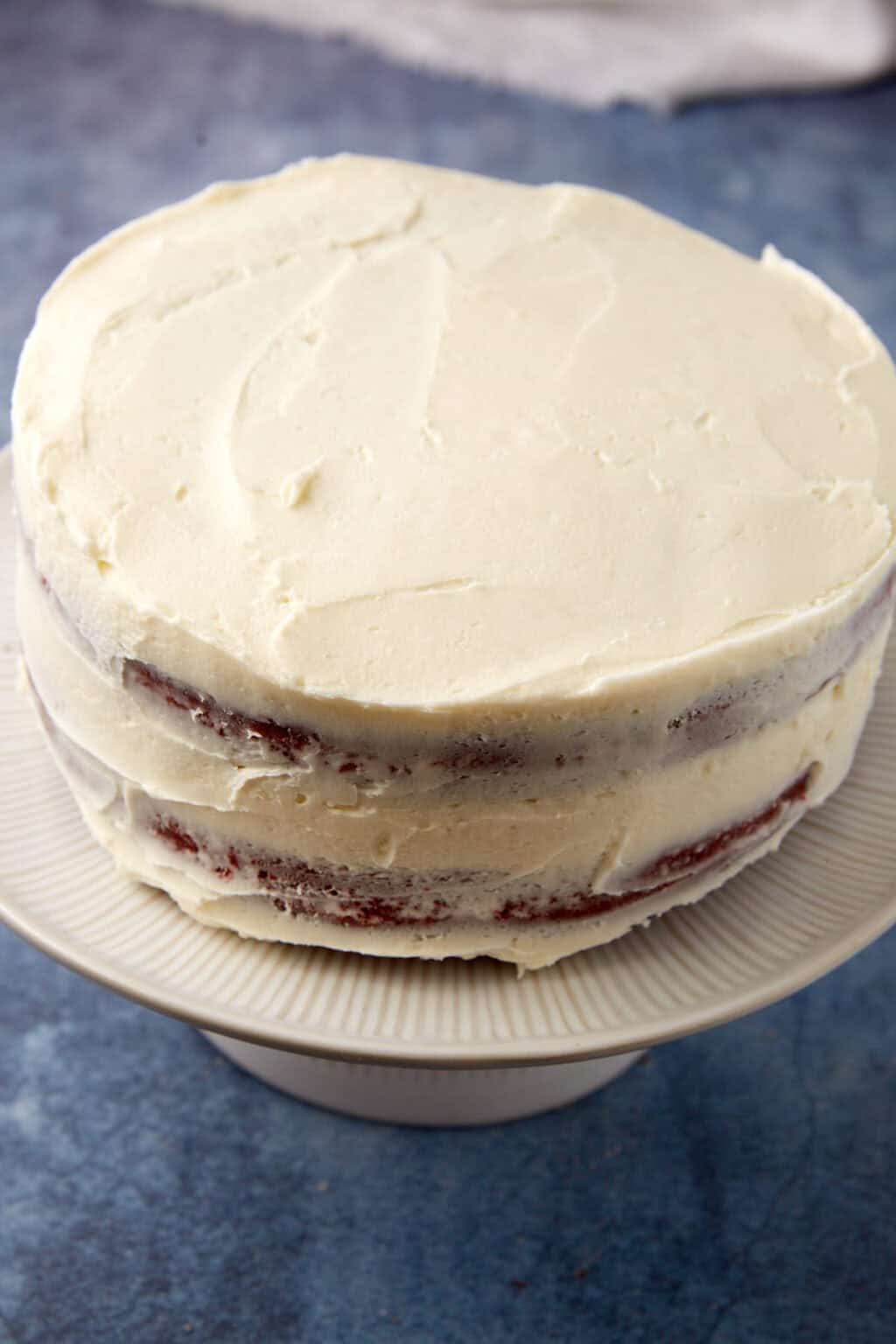 Red Velvet Layer Cake with White Chocolate Frosting - Easy Southern ...