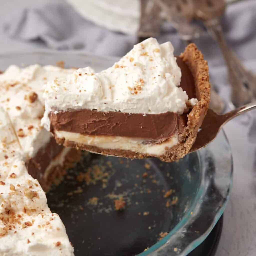 Southern Possum Pie With A Pecan Crust - Easy Southern Desserts