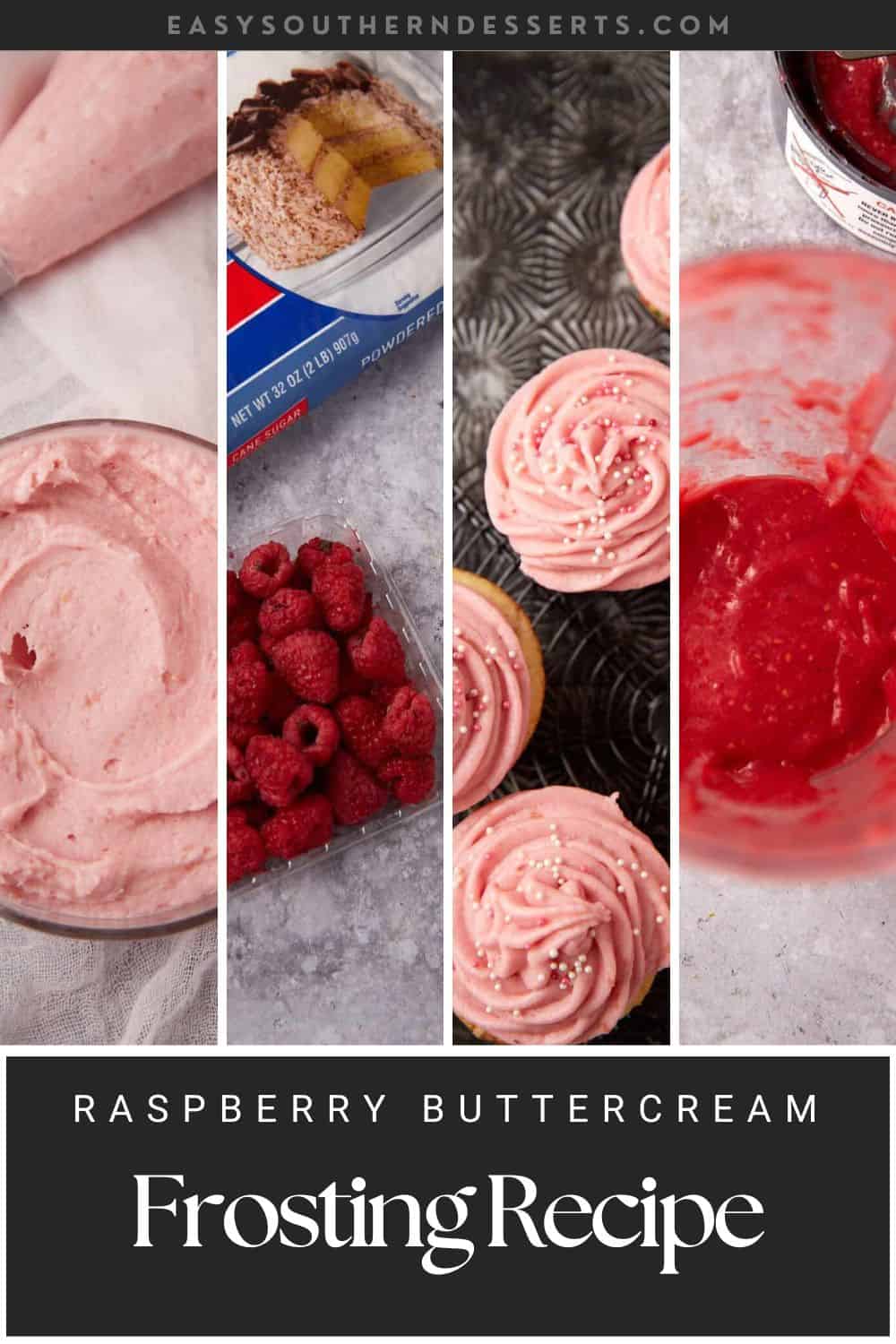 Raspberry Buttercream Frosting (Made with Real Raspberries) - Easy ...