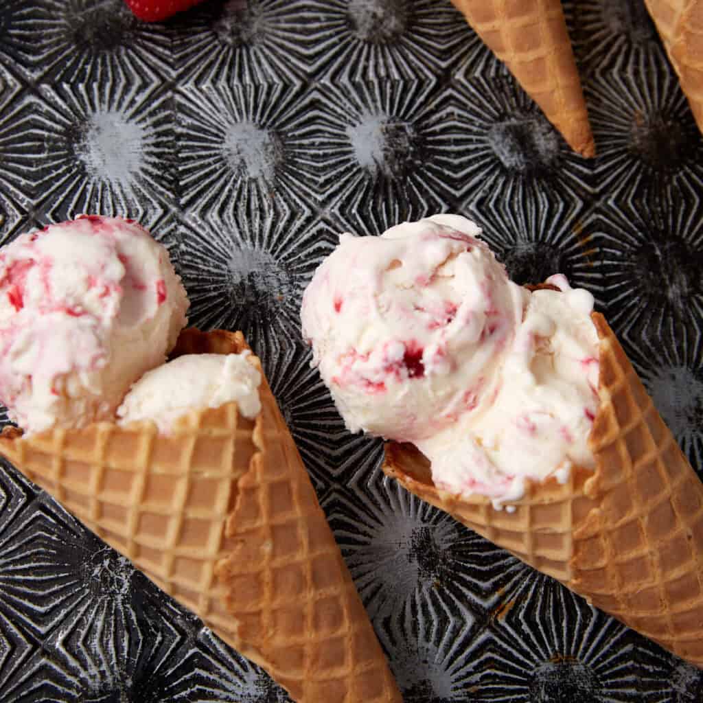 Homemade Peppermint Ice Cream - Extra Creamy - Easy Southern Desserts