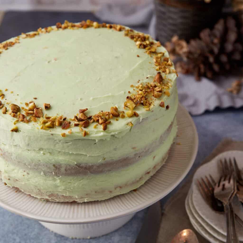 Vintage Watergate Cake with Pistachio Pudding and Cream Cheese Frosting ...