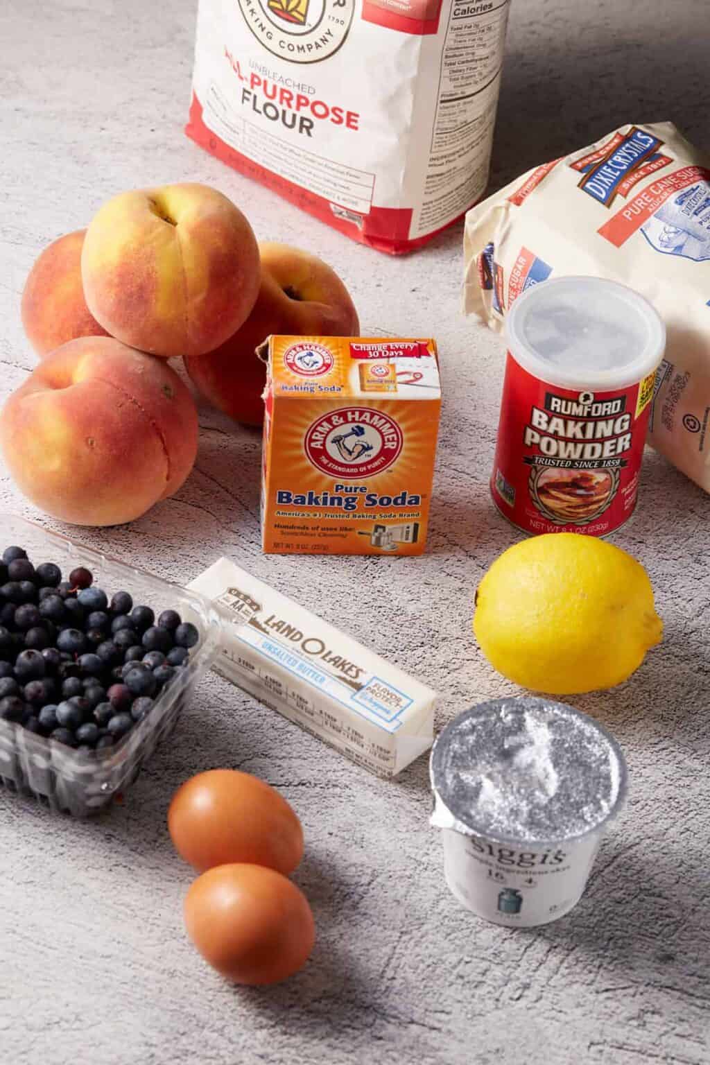 Peach Blueberry Bundt Cake with Peach Glaze For Brunch or Dessert ...