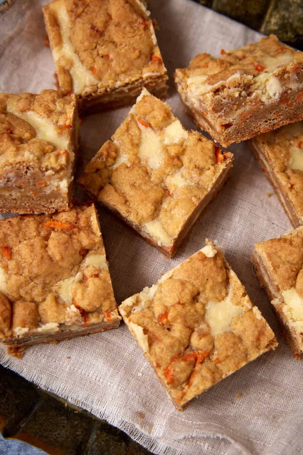 Carrot Cake Bars with a Cheesecake Twist (No Frosting Needed) - Easy ...