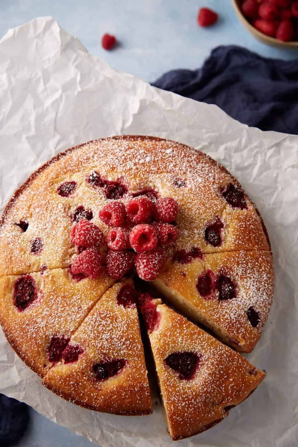 Raspberry Ricotta Cake (One Layer, No Frosting Needed) - Easy Southern ...